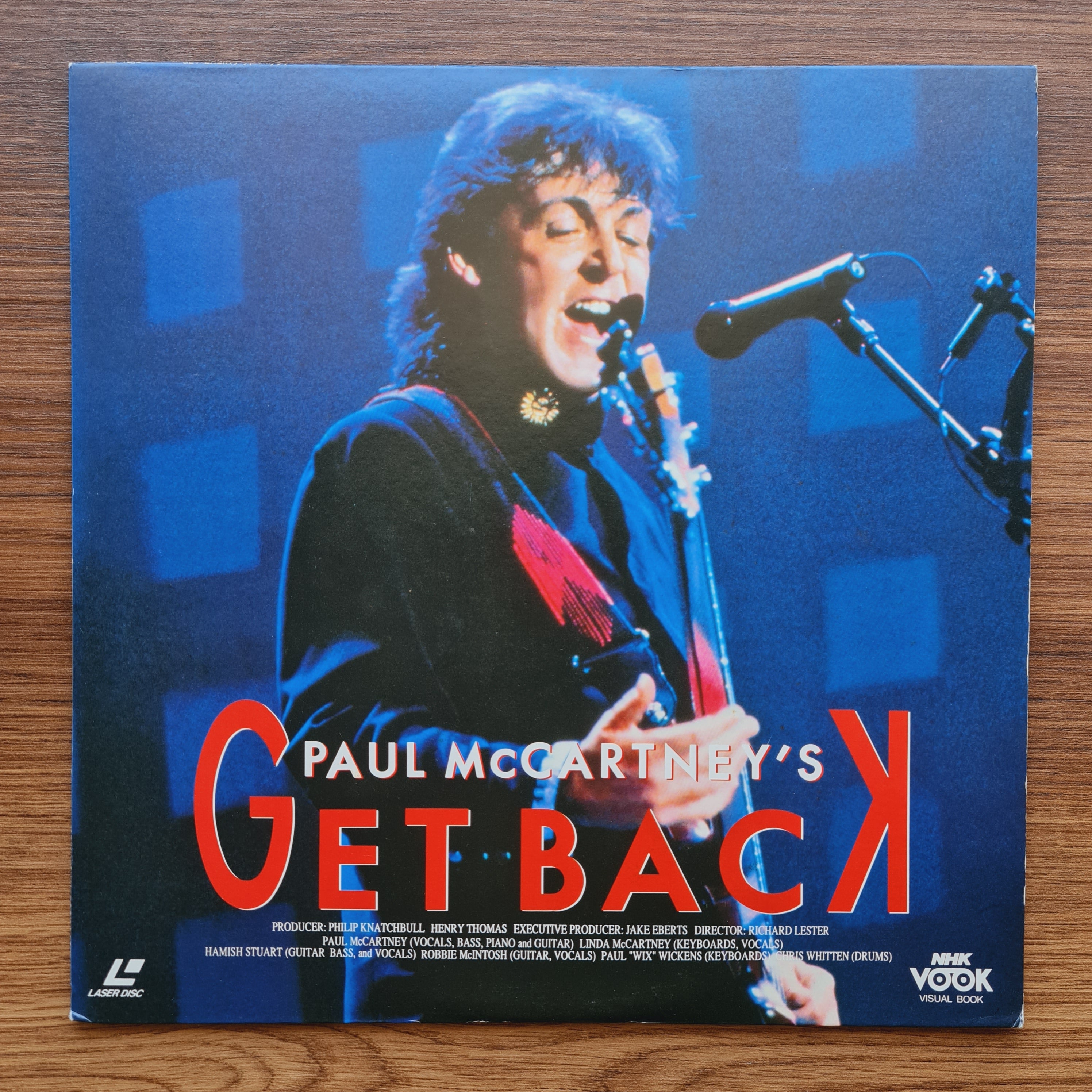 Paul McCartney – Get Back LaserDisc – Only Japan Vinyl