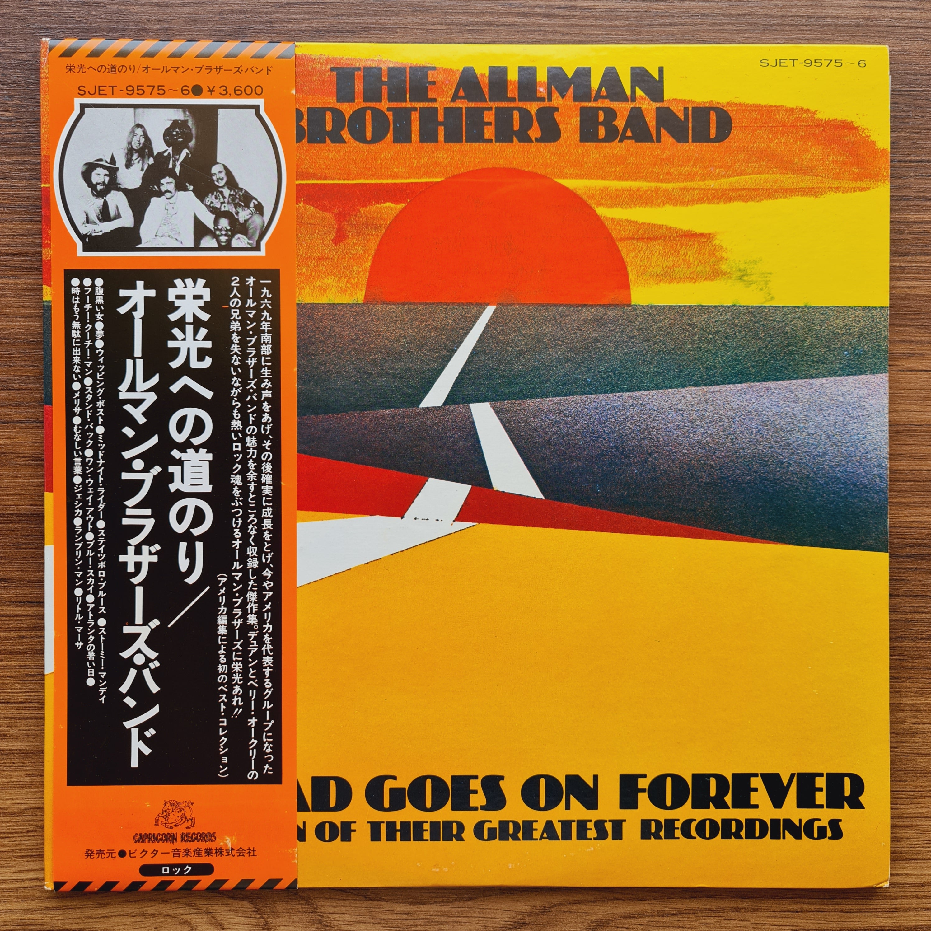 The Allman Brothers Band – The Road Goes On Forever – Only Japan Vinyl