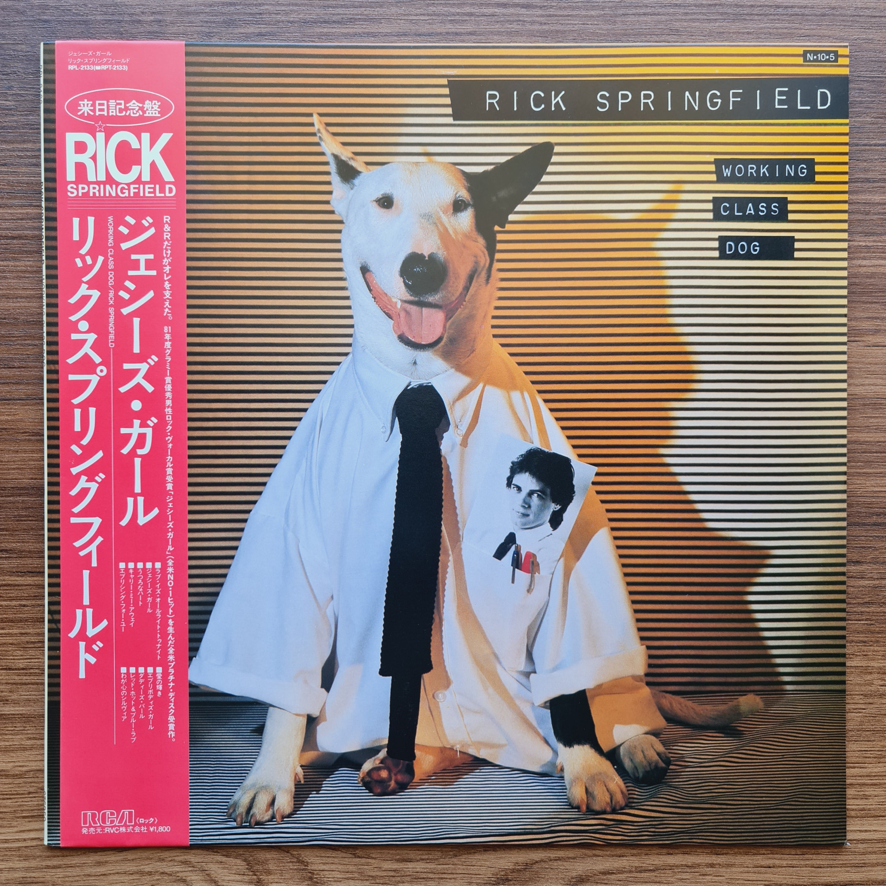 Rick Springfield – Working Class Dog – Only Japan Vinyl
