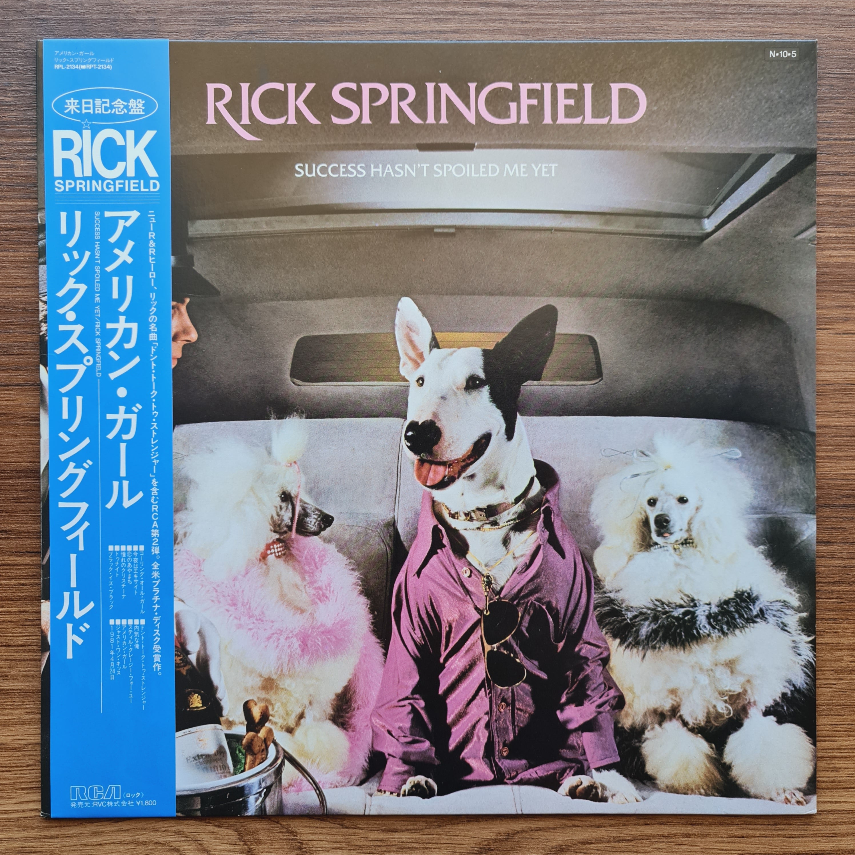 Rick Springfield – Success Hasn't Spoiled Me Yet – Only Japan Vinyl
