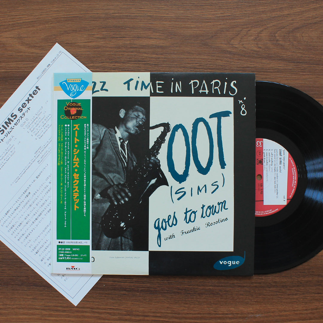Zoot Sims – Zoot Goes To Town: Jazz Time Paris, Vol. 8 (10'' Plak ...